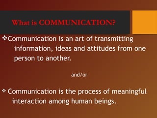 Communication skills | PPT