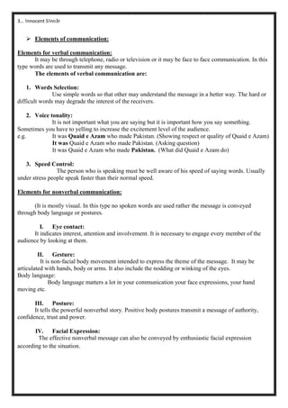 Communication skills | PDF