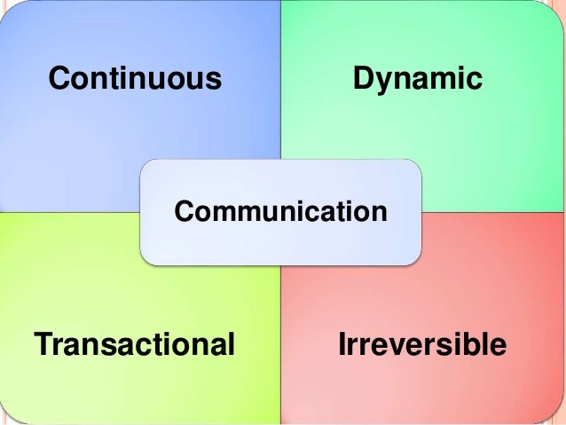 Communication skills.