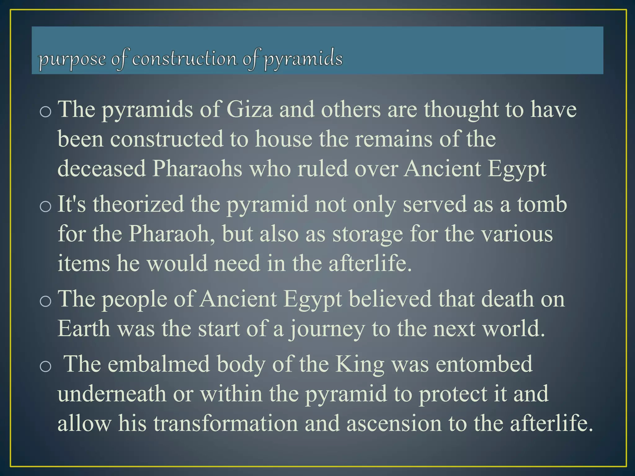 Great Pyramids of Egypt | PPTX