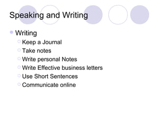 Communication skills | PPS