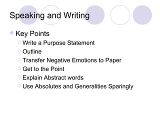 Communication skills | PPS