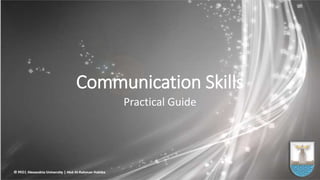 Communication Skills By Abd Al-Rahman Habiba | PPTX