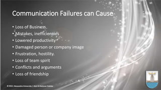 Communication Skills By Abd Al-Rahman Habiba | PPTX