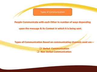 Basics & Effective tools of communication skills | PPT