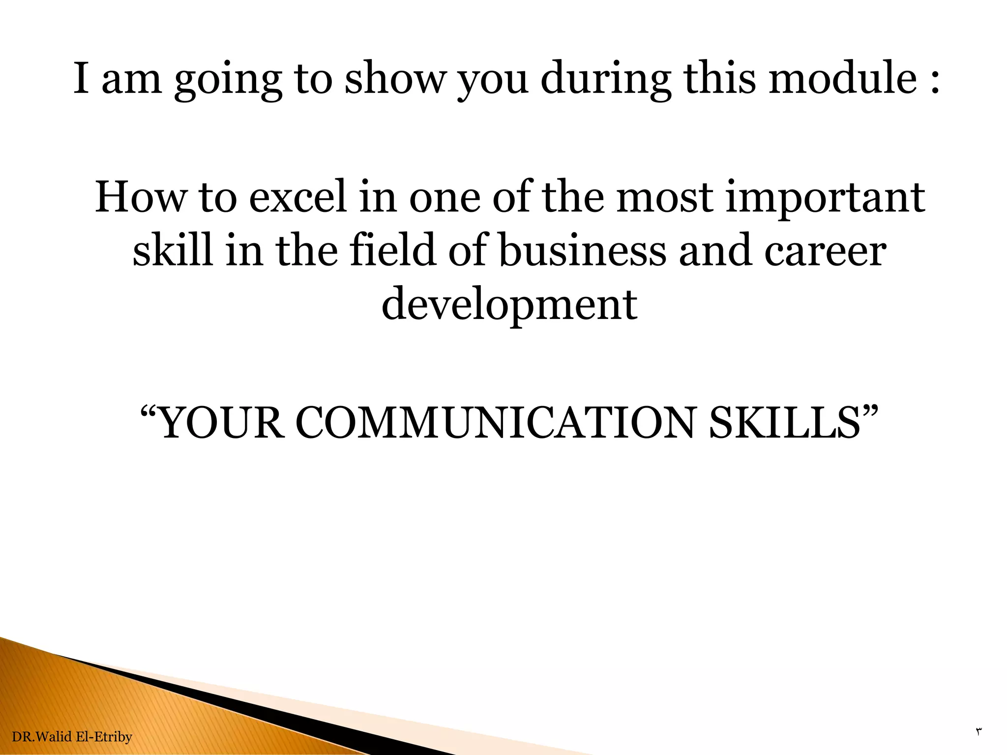 Basic Communication skills | PDF