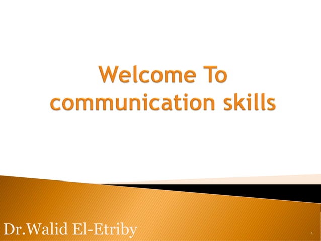 Basic Communication skills | PDF