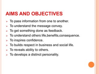 Communication skills | PPTX