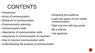 Communication skills | PPTX