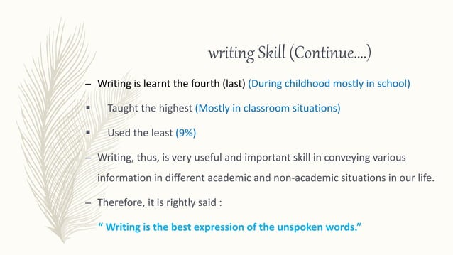 Communication skills: LSRW | PPTX | Education