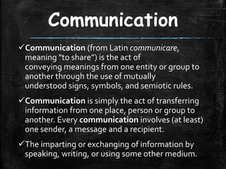 Communication skills | PPT | Free Download