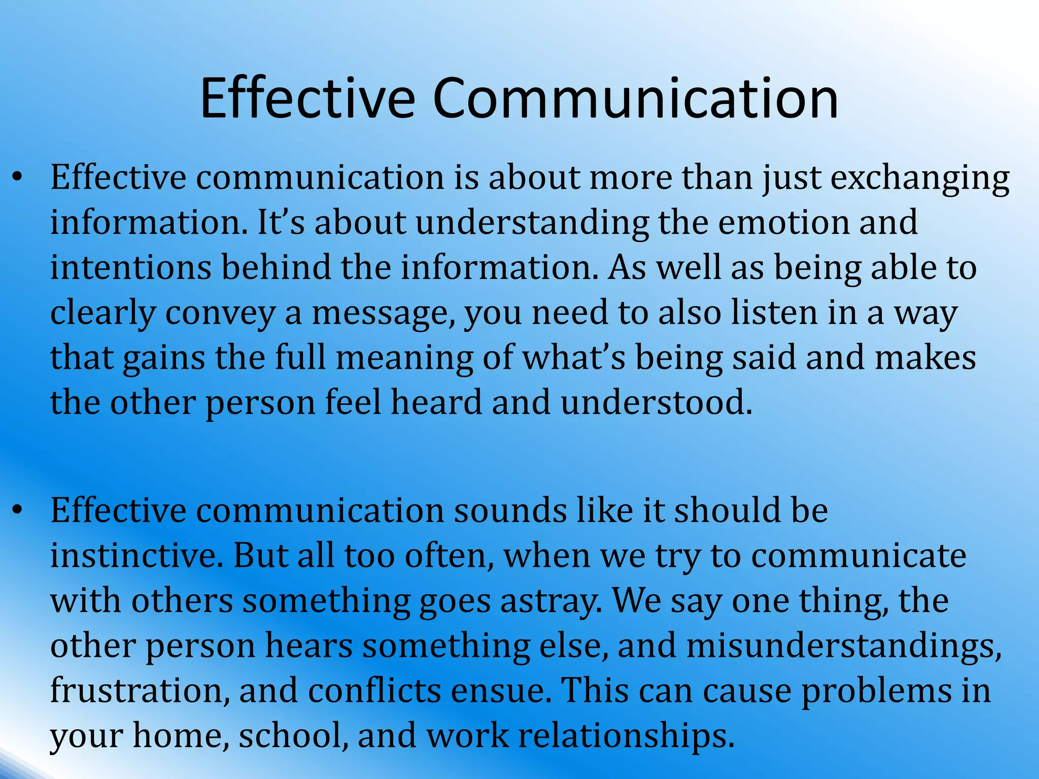 Communication skills class -X | PPTX
