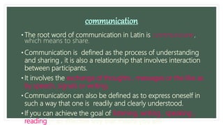 COMMUNICATION SKILLS AND WRITING SKILLS | PPTX