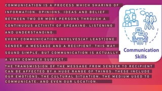 Communication skills (INFORMATION AND TECHNOLOGY ) | PPTX | Email ...