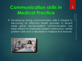 Communication_Skills. In medical field. Pptx | PPTX