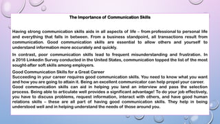 Learning Communication Skills and its advantages! | PPTX