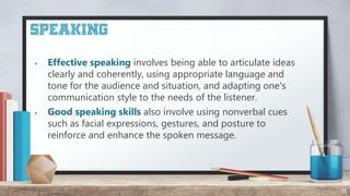 Communication Skills (Language Skills and Verbal Skills) | PDF