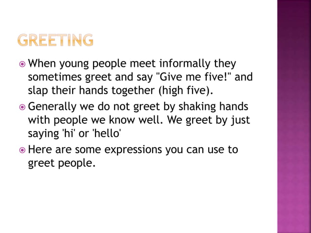 Communication skills greet and introduce | PPTX