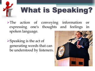 Communication skills listening and speaking skills | PPTX