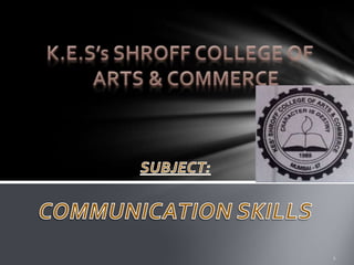 Communication skills ppt | PPTX