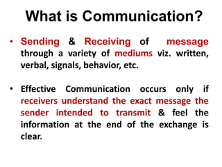 Communication skills | PPT
