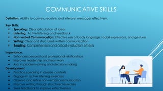 Communication Skills Presentation Important | PPTX