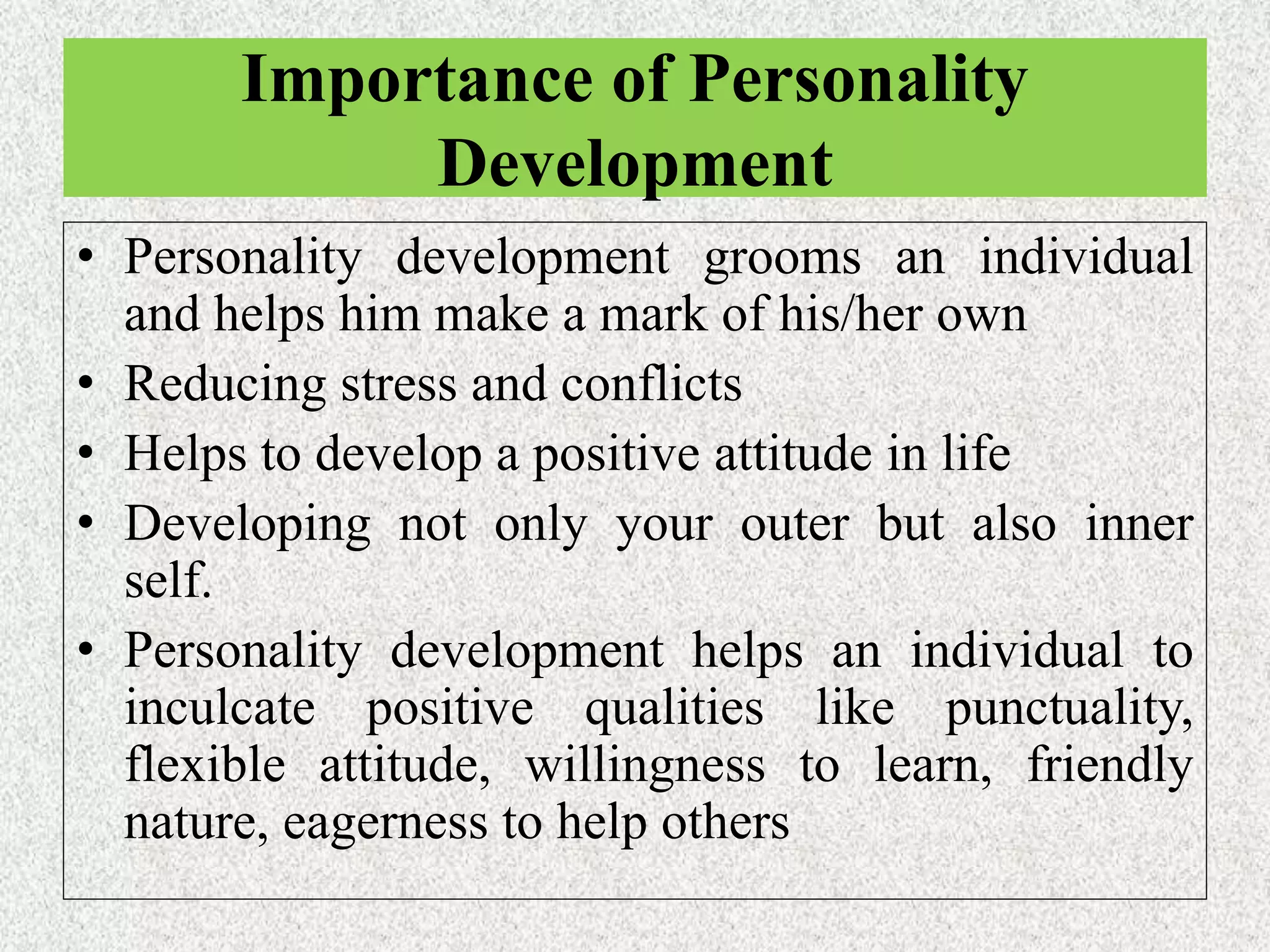 Communication Skills and Personality Development | PPTX