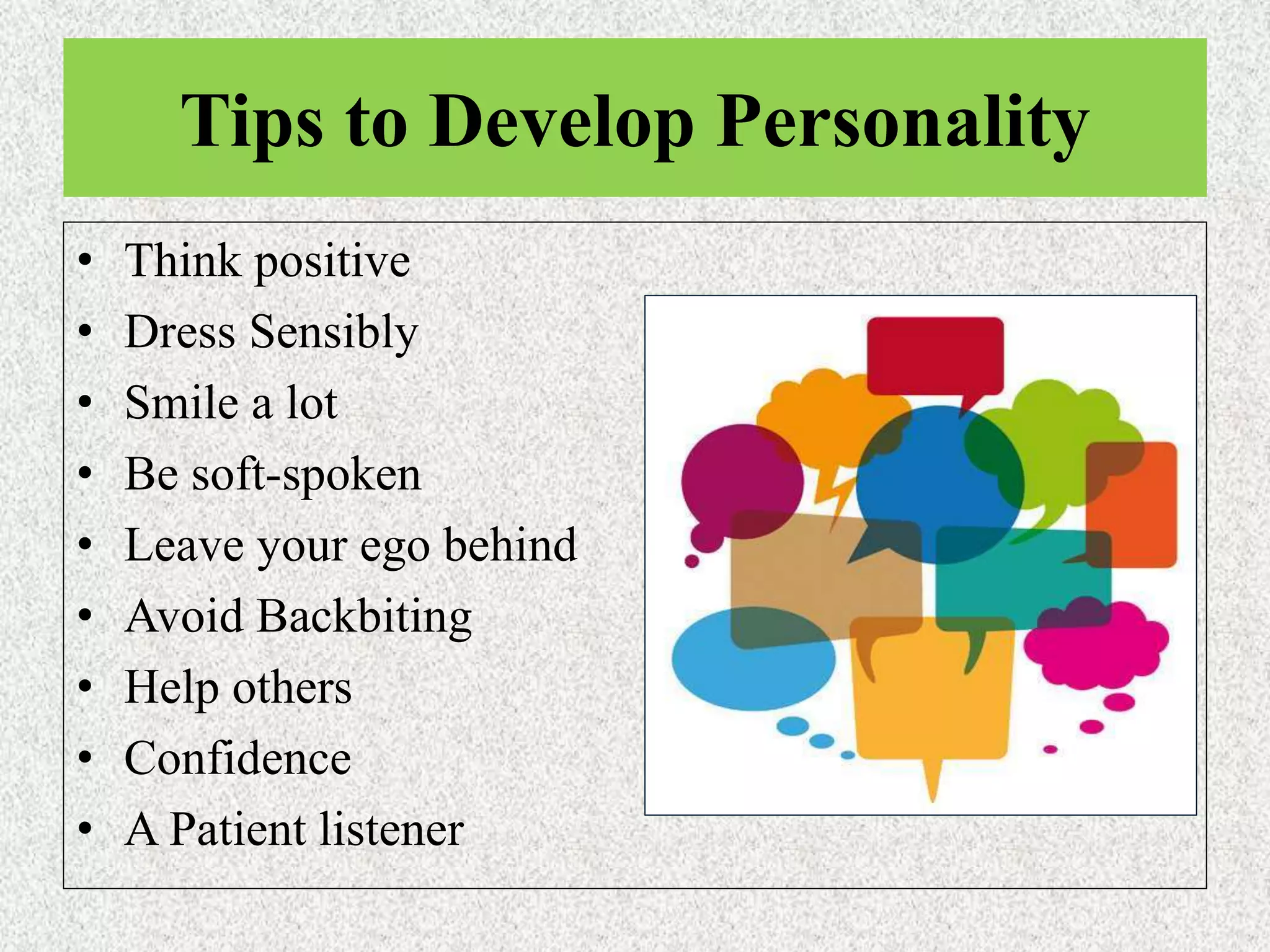 Communication Skills and Personality Development | PPTX