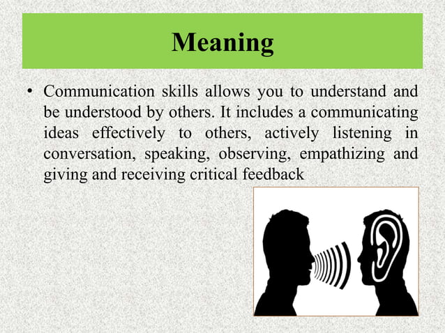 Communication Skills and Personality Development | PPTX