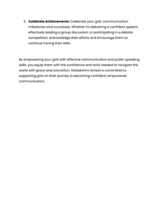 COMMUNICATION SKILLS AND PUBLIC SPEAKING_ A GUIDE FOR EMPOWERING GIRLS ...