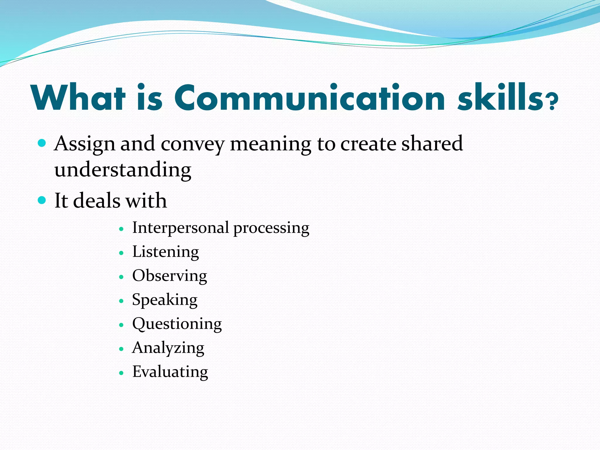 Communication skills and time management | PPTX