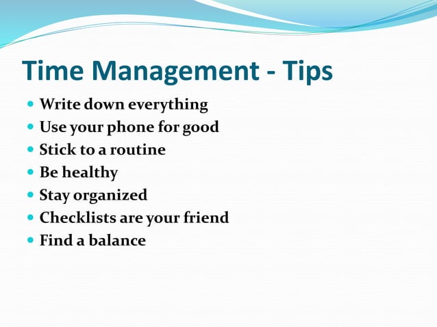 Communication skills and time management | PPTX