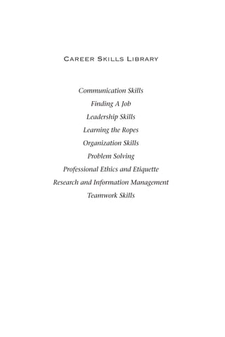 Communication Skills (Career Skills Library) ( PDFDrive ).pdf