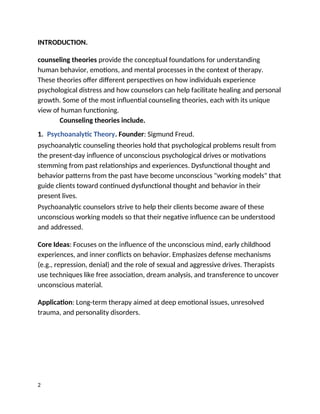 communication skills, models of counselling carol.docx