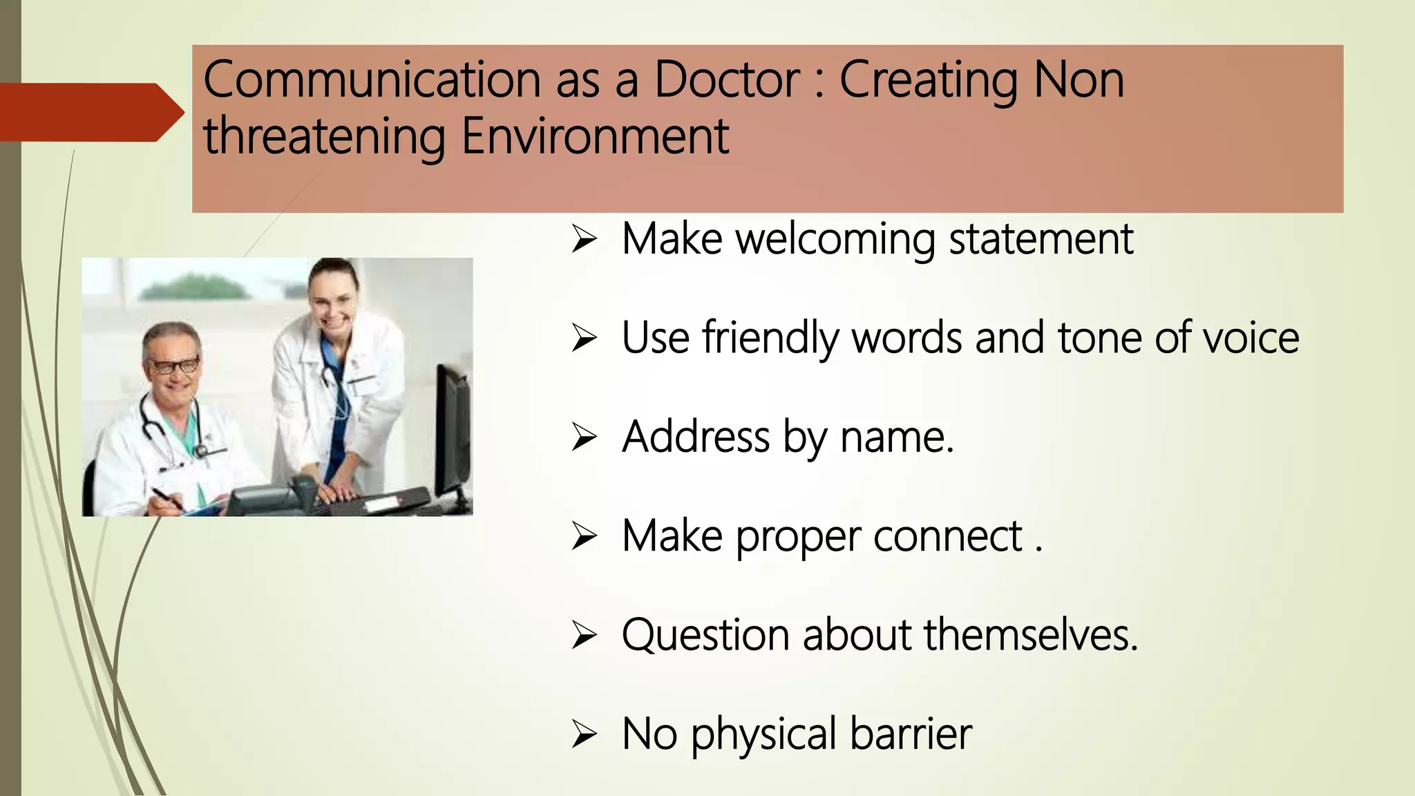 Communication skills doctor | PPTX