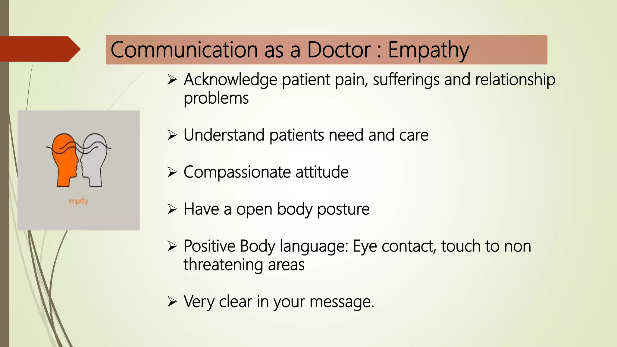 Communication skills doctor | PPTX