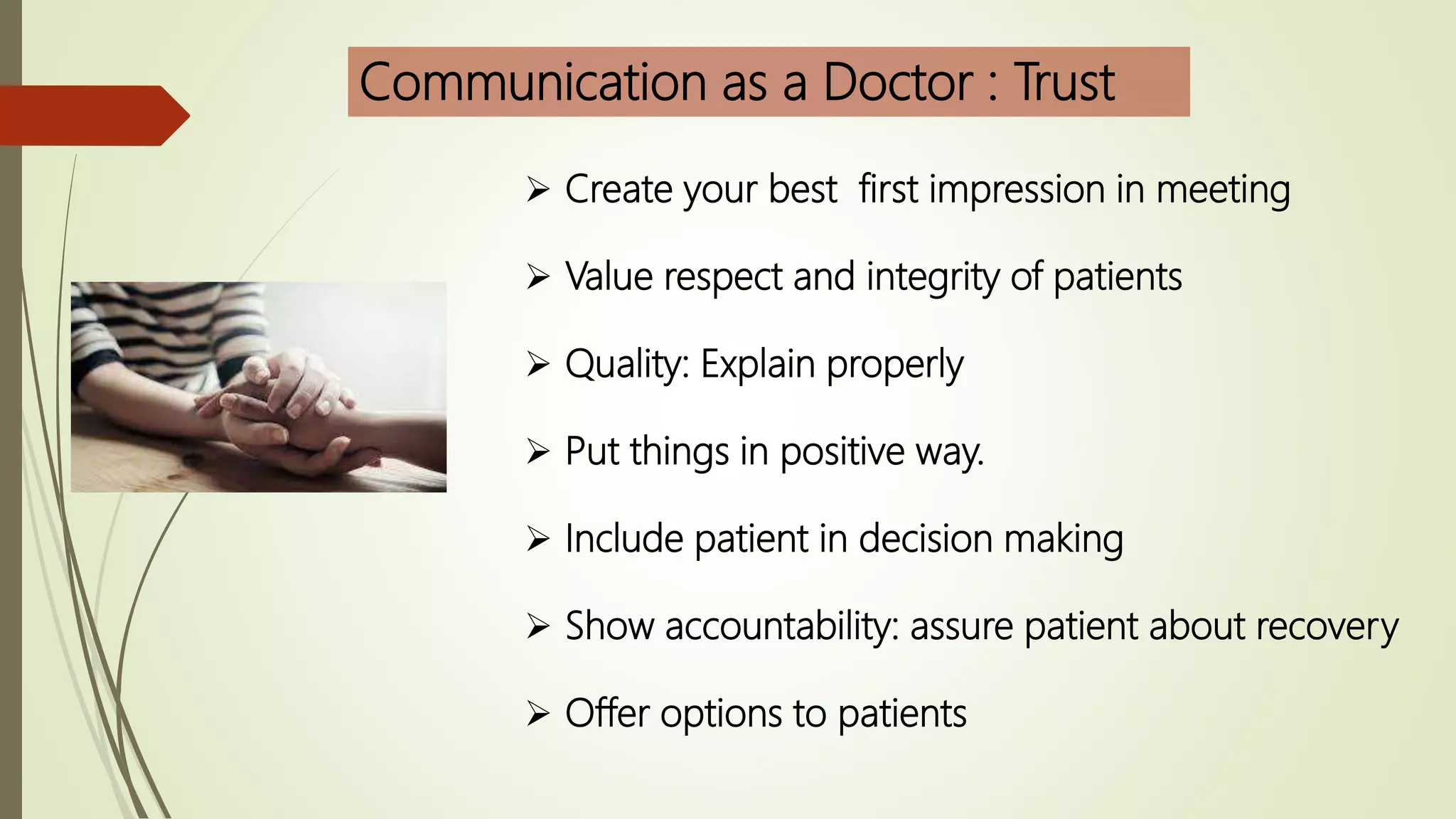 Communication skills doctor | PPTX
