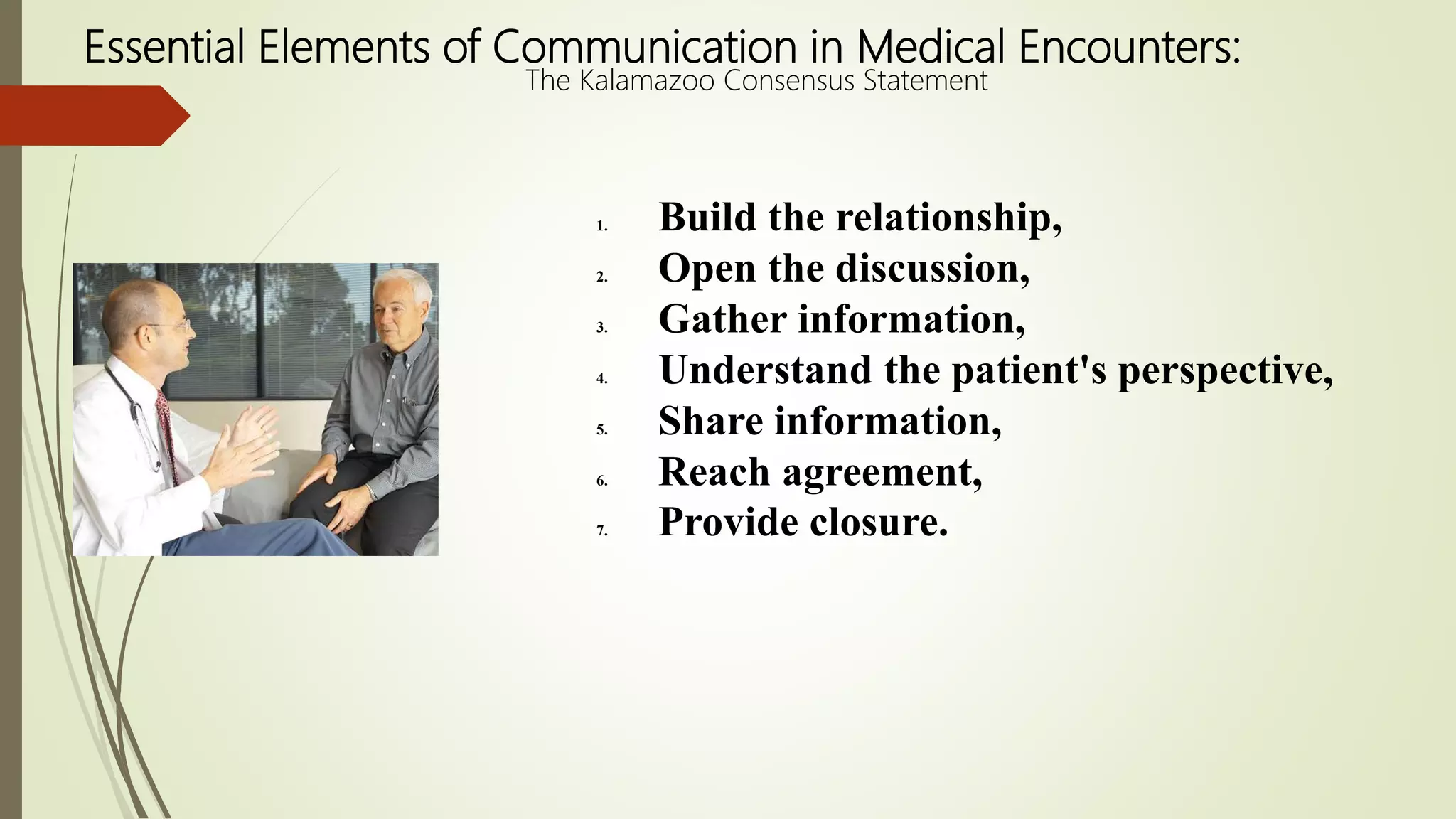 Communication skills doctor | PPTX