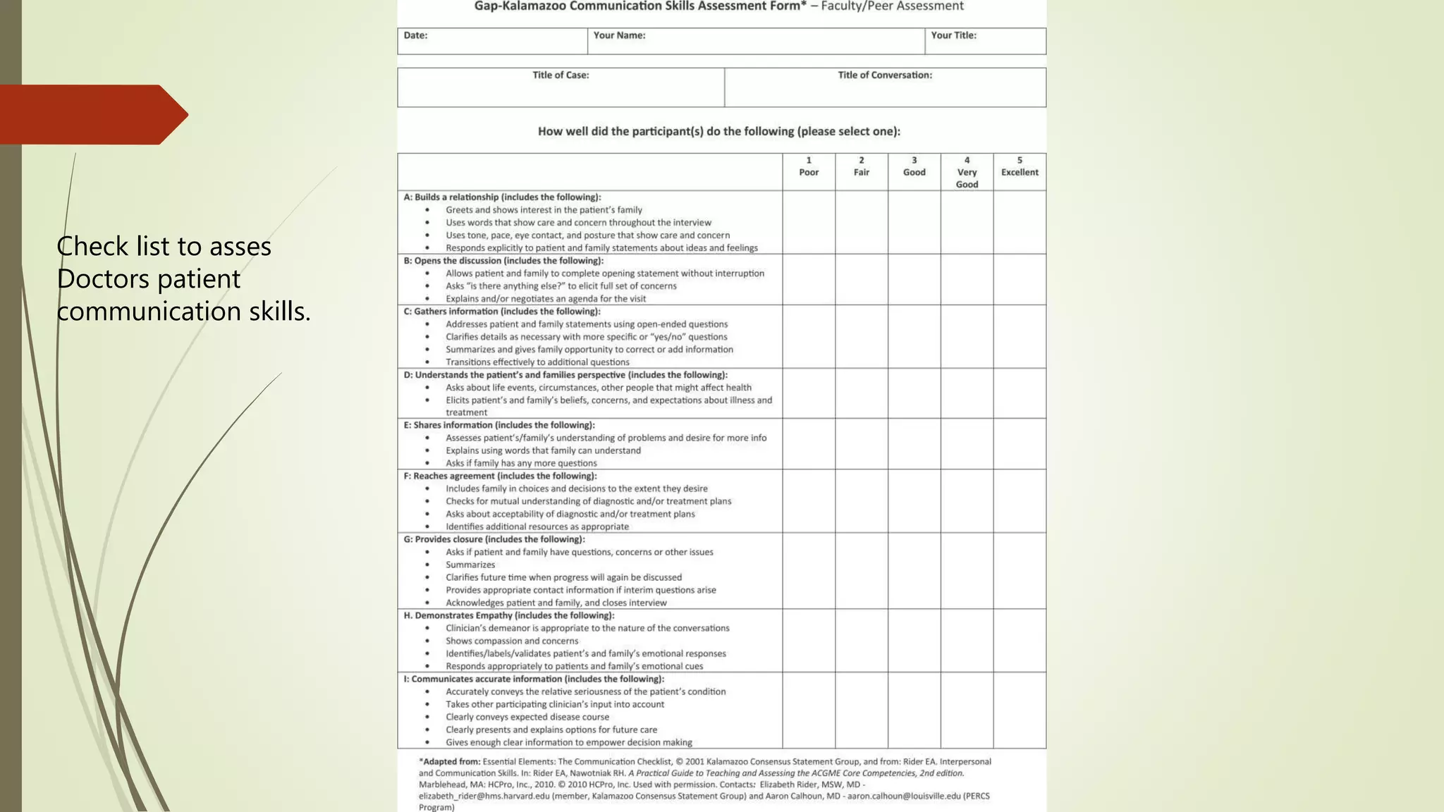 Communication skills doctor | PPTX