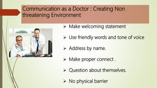 Communication skills doctor | PPTX