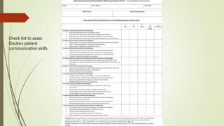 Communication skills doctor | PPTX