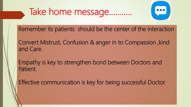 Communication skills doctor | PPTX | Dating | Family and Relationships