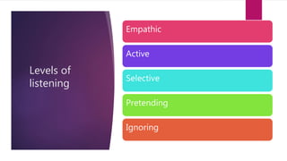 Communication skills | PPTX