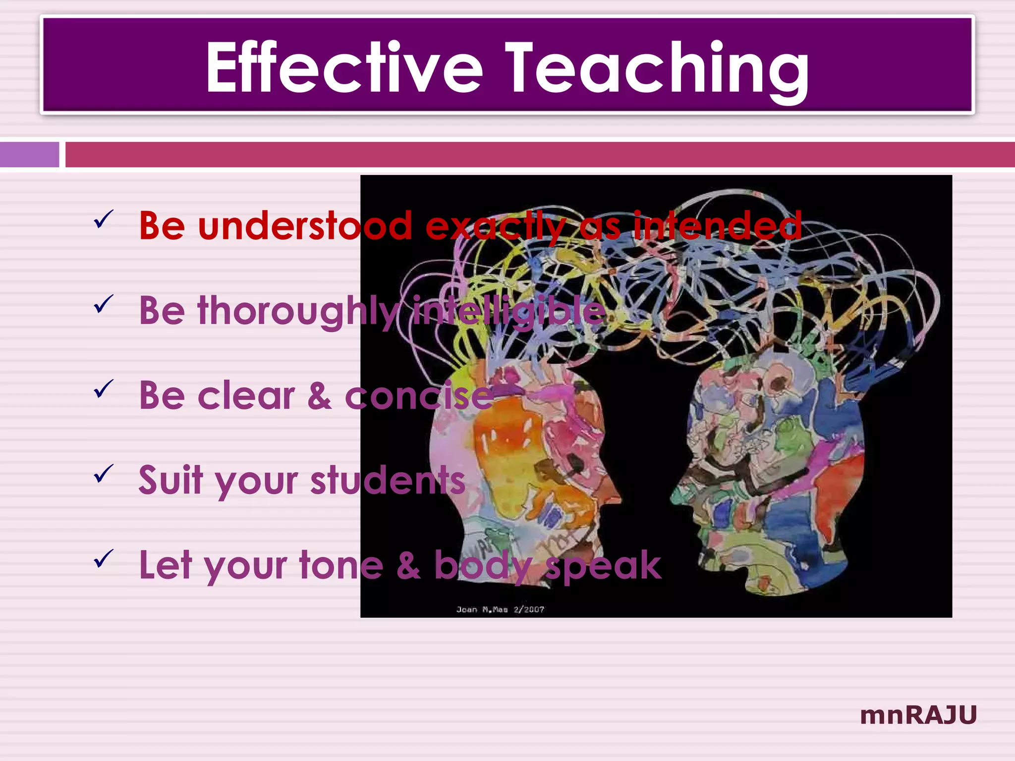 Communication Skills for Effective Teaching | PPT