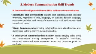communication skills for Health care professionals.pptx