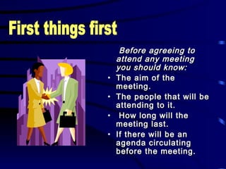 Communication skills for meetings2 | PPT