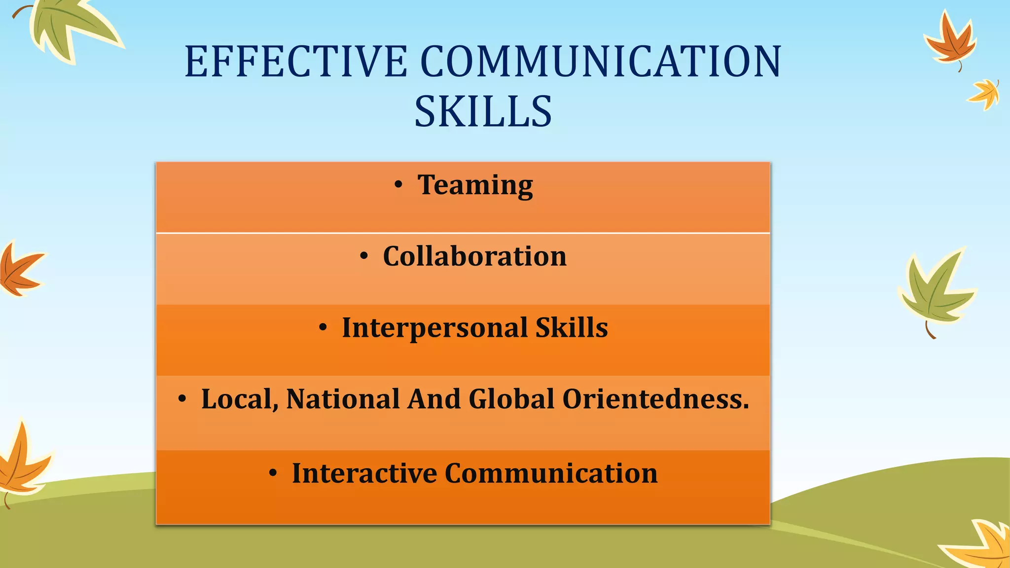Communication skills for the 21st century classroom | PPTX