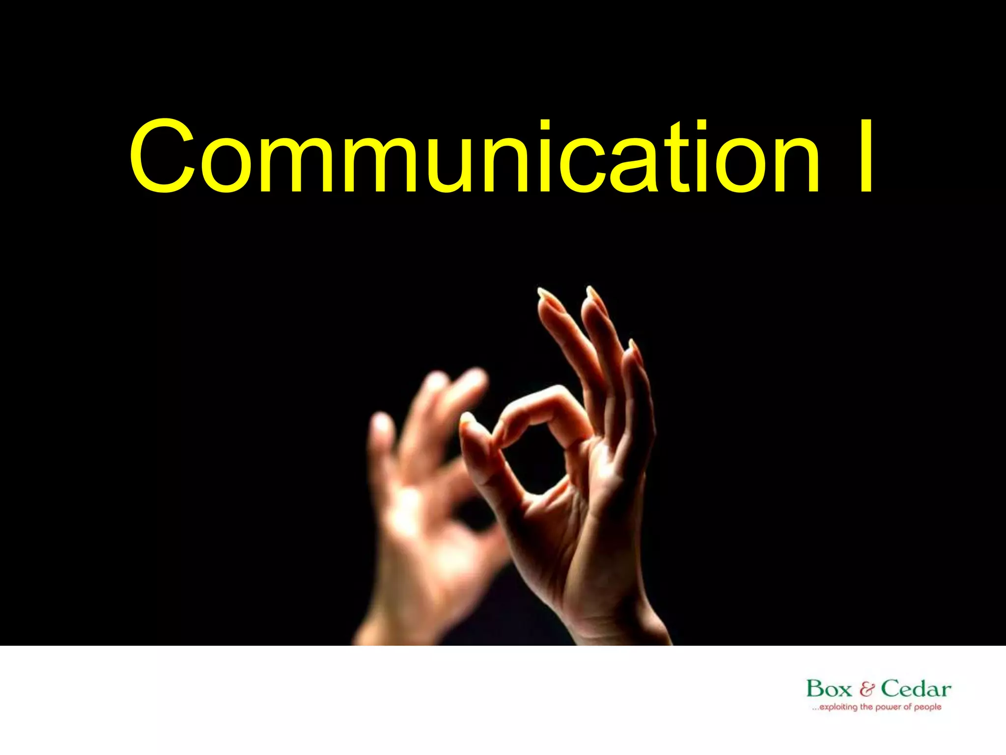Basic Communication skills | PPT
