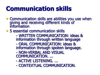 Communication skills in Emergency Department | PPT