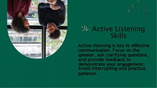 communication skills in english course || Intelligence vidyarthi | PPTX